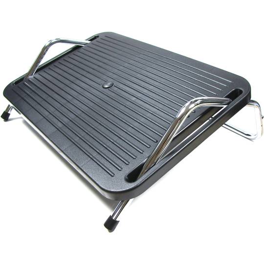Adjustable ergonomic footrest base with metal supports 42x28 cm ...