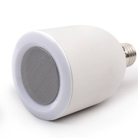 Bluetooth wireless speaker with LED light and E27 - Cablematic