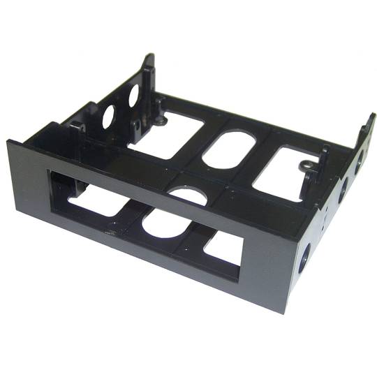 3.5 to 5.25 Adapter Black Open Front - Cablematic