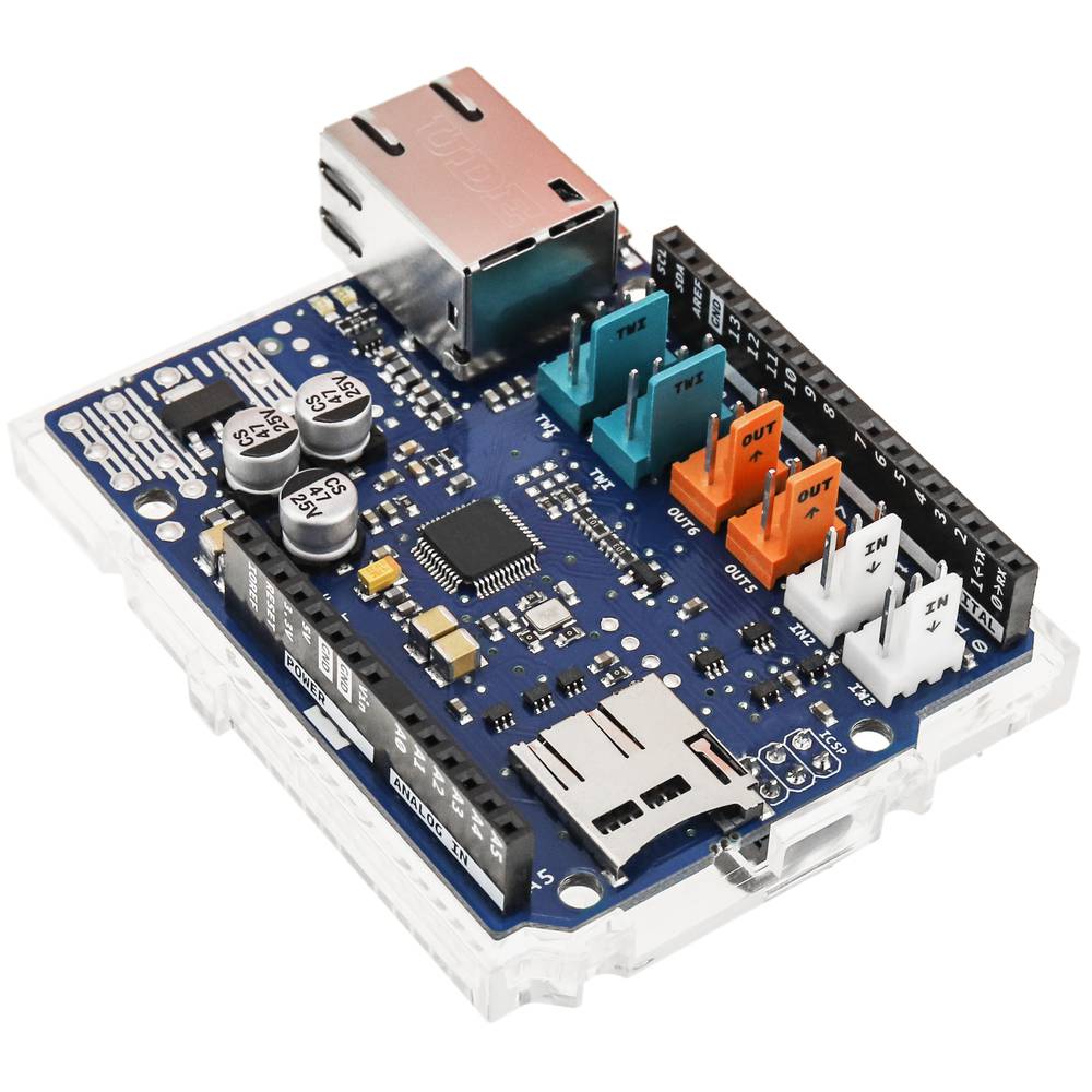 Como Funciona El Modulo Arduino Ethernet Shield Web Roboticacom Images 