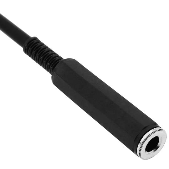 Audio Cable 63mm Microphone Jack Mono Instrument Male To Female 5m Cablematic
