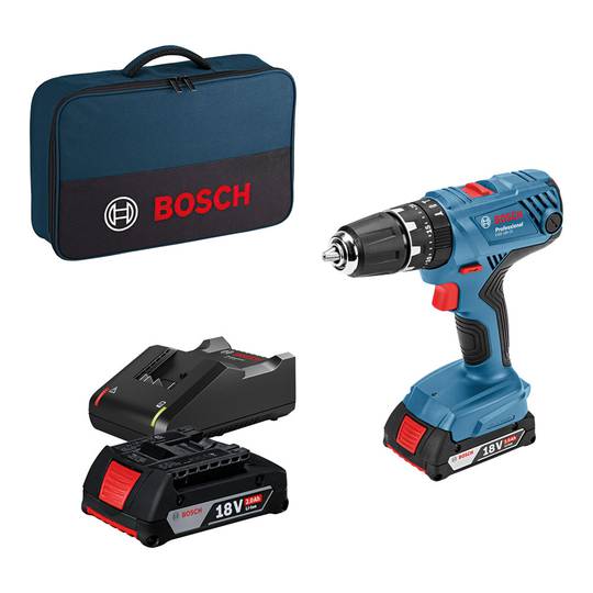 Bosch GSB 18V-21 Professional Hammer Drill with 18V Battery 0615990K41 ...