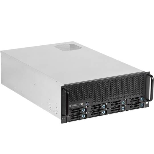 19" rack case E-ATX/ATX/MATX/ITX 4U 8x3.5"/2.5" depth 680 - Cablematic