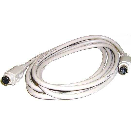 Keyboard extension cable with connector PS2 miniDIN 6-pin male to ...