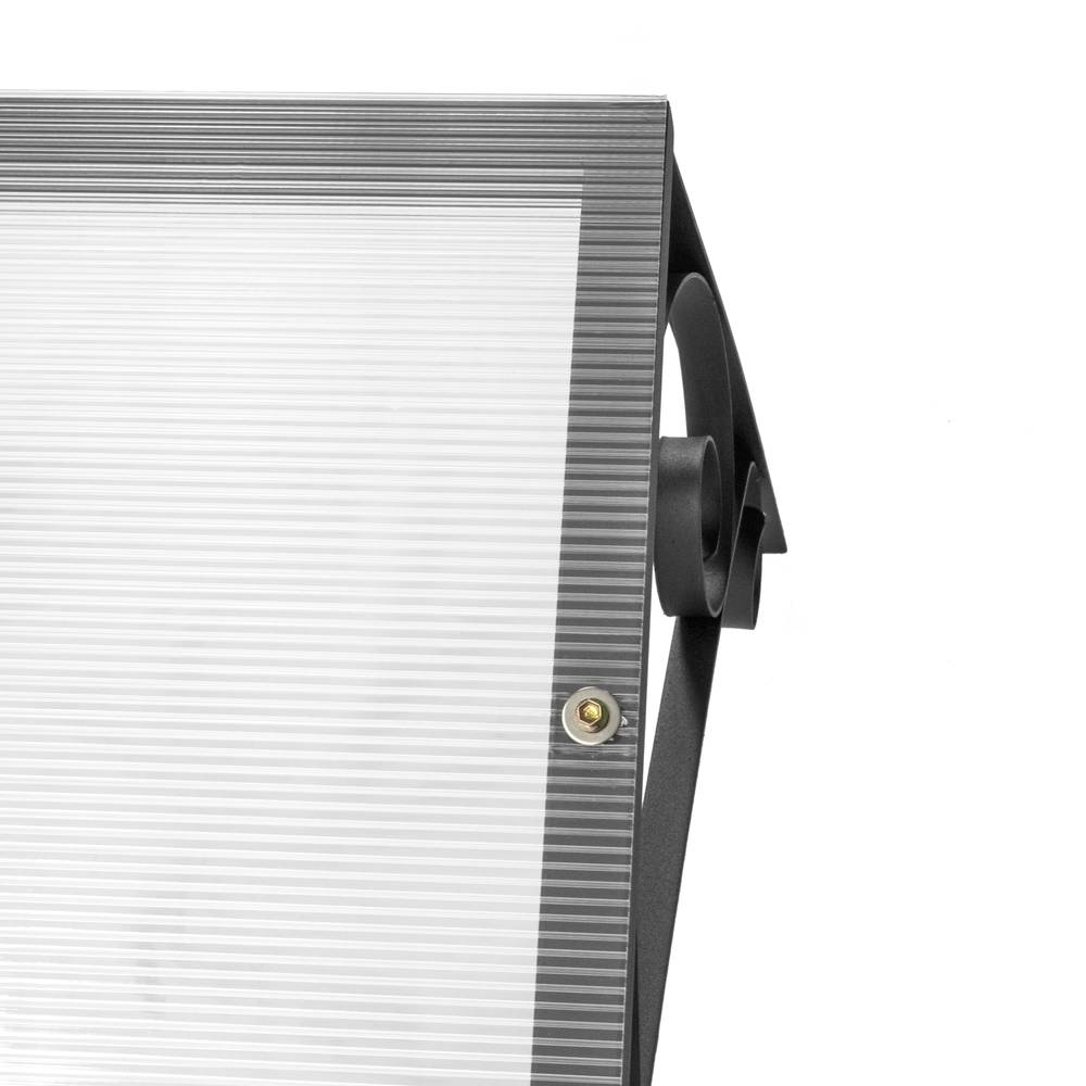 Pensilina Classica 120 X 80 Cm Tendone In Policarbonato Per Porte E