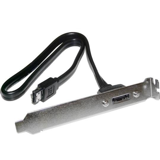 ESATA Port Bracket-M/H (1-Port) - Cablematic