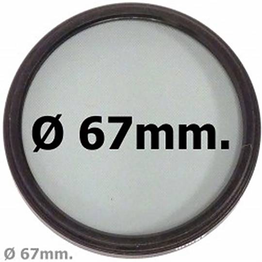 Photography ND2 Filter Lens 67 mm - Cablematic
