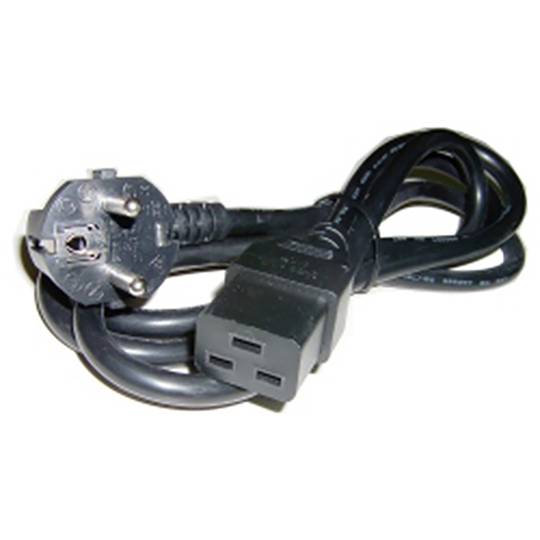 Power Cable IEC-60320 3.0m (C19/SCHUKO-M) - Cablematic