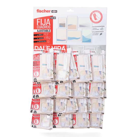 Pack de 40 unidades fija cuadro ajustable Fischer 563898 - Cablematic