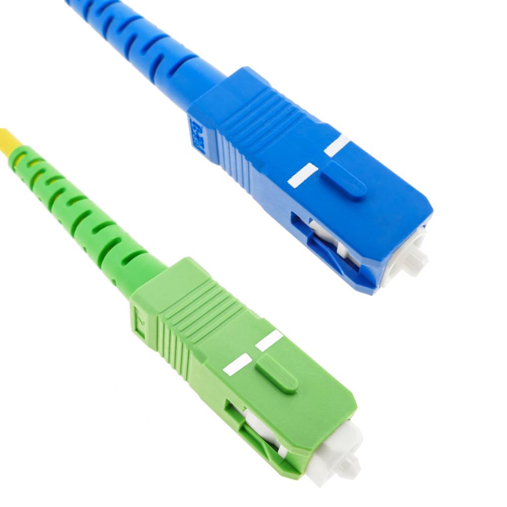 Kabel światłowodowy 2m 9/125 jednomodowy SC / PC do SC / APC - Cablematic Kabel światłowodowy 2m 9/125 jednomodowy SC / PC do SC / APC - Cablematic