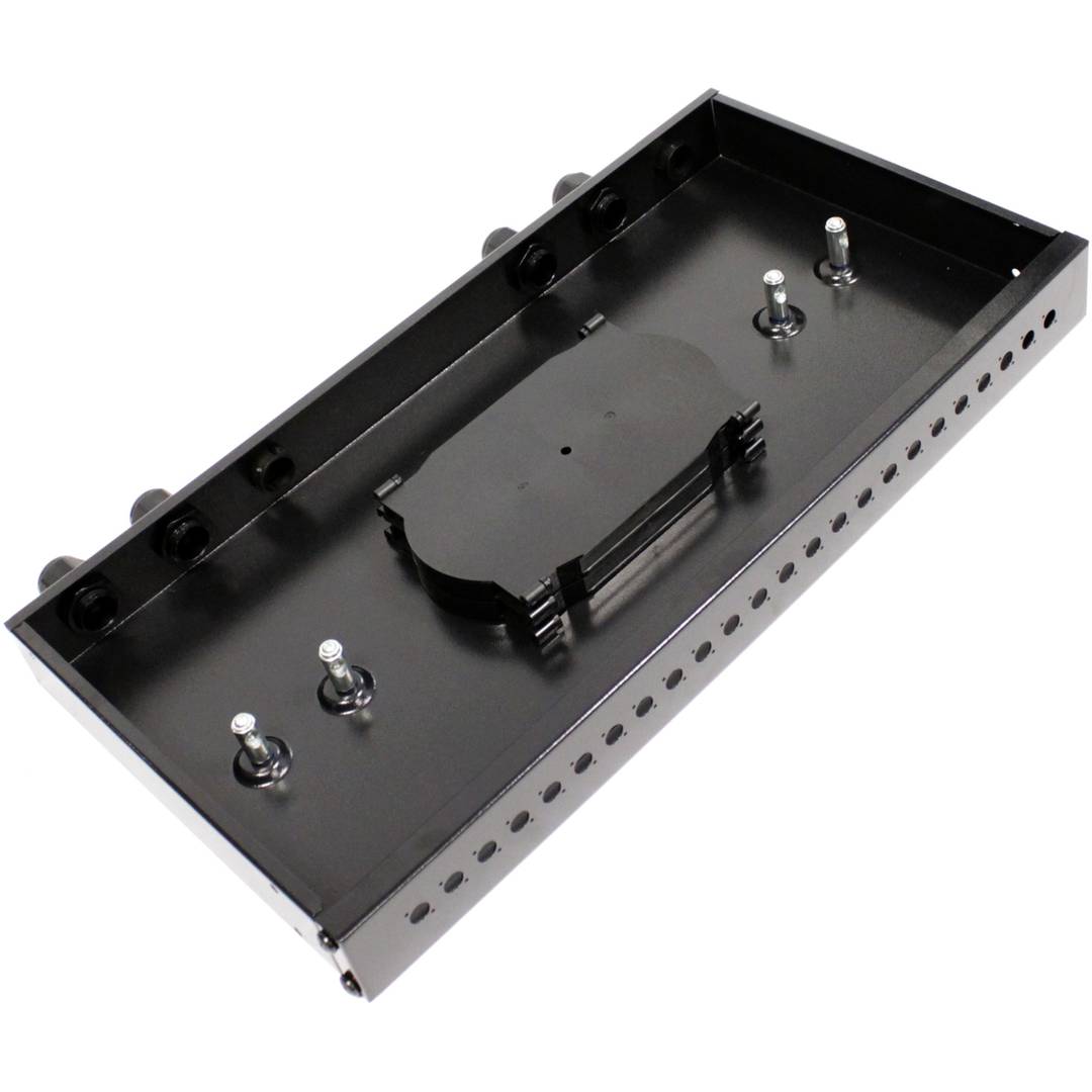 Patch Panel De Fibra Óptica 1u Negro De 24 Fc Cablematic