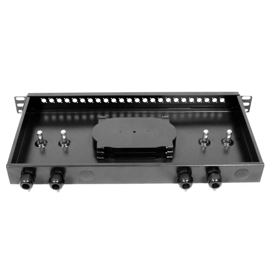 Patch Panel De Fibra Óptica 1u Negro De 24 Fc Cablematic