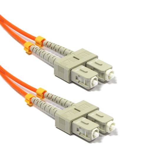 Fiber Optic Cable SC to SC multimode duplex 50/125 of 1 m - Cablematic