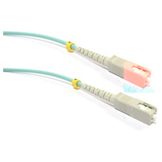 OM3 Fiber Optic Cable SC to SC simplex multimode 50/125 2m - Cablematic