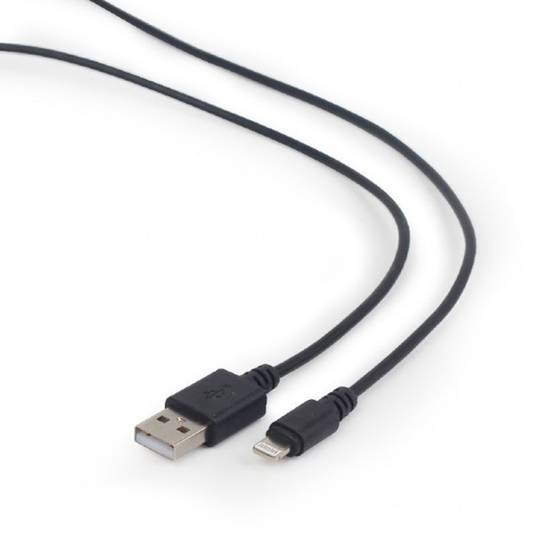 Cable USB Gembird 2.0 con conector lightning macho a macho de 1m ...