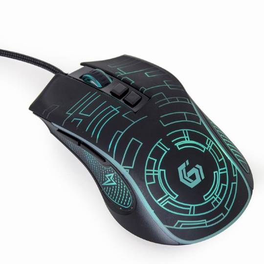 Gembird USB Wired LED Gaming Mouse Black - Cablematic