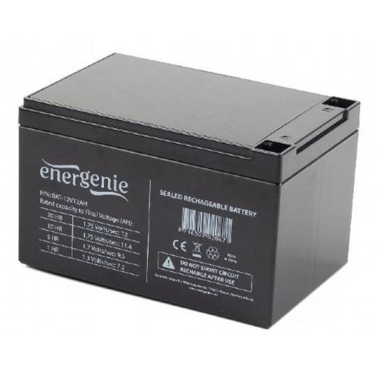 Gembird BAT-12V12AH 12V 12Ah Rechargeable Battery - Cablematic