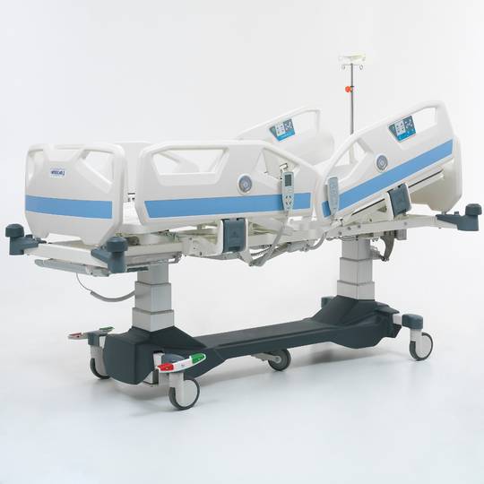Four-motor Nitrocare HB 8000 T intensive care hospital stretcher with ...