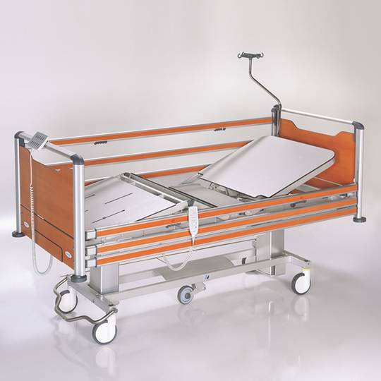 Nitrocare HB 5110 five-motor hospital bed with HPL lying surface ...