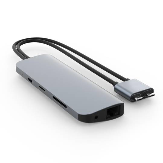 HyperDrive Viper in 2 USB-C 10-Port Adapter in Hyper Gray HD392-GRAY ...