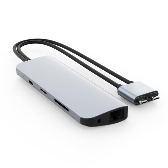 HyperDrive Viper Adapter in 2 USB-C 10-Port Silver HD392-SILVER ...