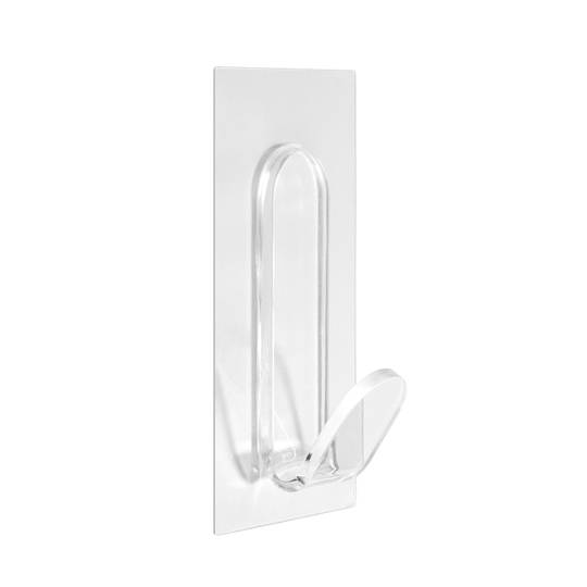 Inofix transparent Stick&Go reusable adhesive hanger - Cablematic