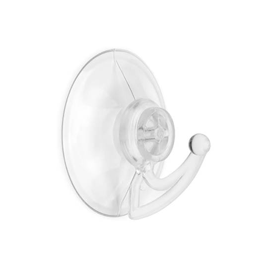 Pack of 4 individual suction cup hangers of 42 mm flexible PVC ...