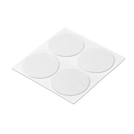 Pack of 16 units of 38 mm transparent plastic Inofix non-slip acrylic ...