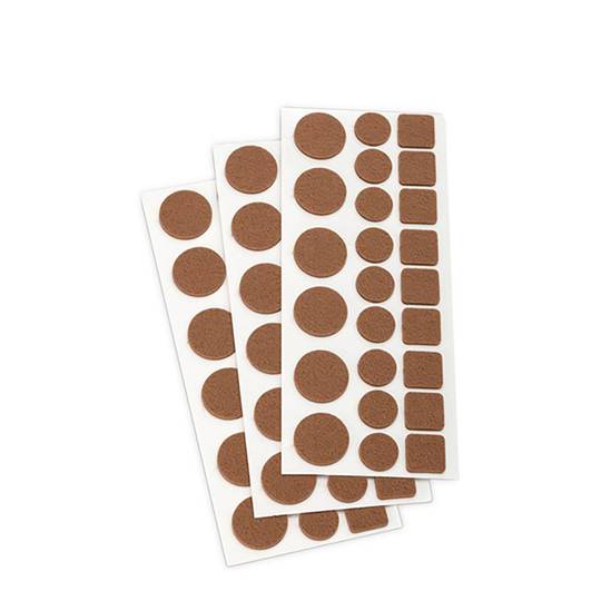 Pack de 3 unidades fieltro multifigura sintético adhesivo marrón Inofix ...