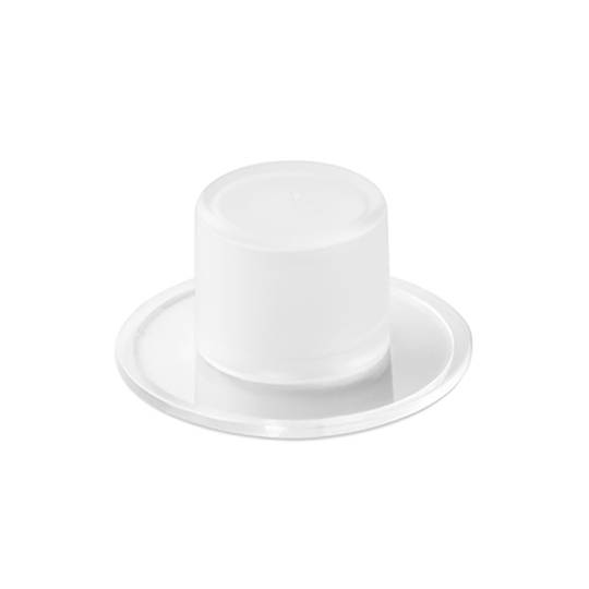 Pack of 2 units Inofix transparent cylindrical adhesive retainer door ...