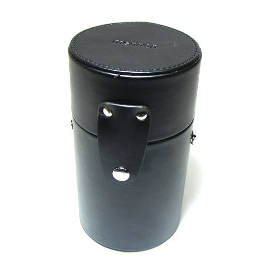 Leather Hard Case for SLR lens 90x160mm - Cablematic