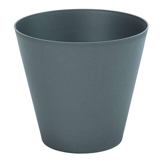 Conical-shaped polypropylene pot for plants with a diameter of 22x20 cm ...