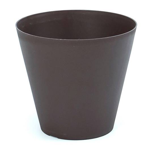 Conical-shaped polypropylene pot for plants with a diameter of 26x23 cm ...