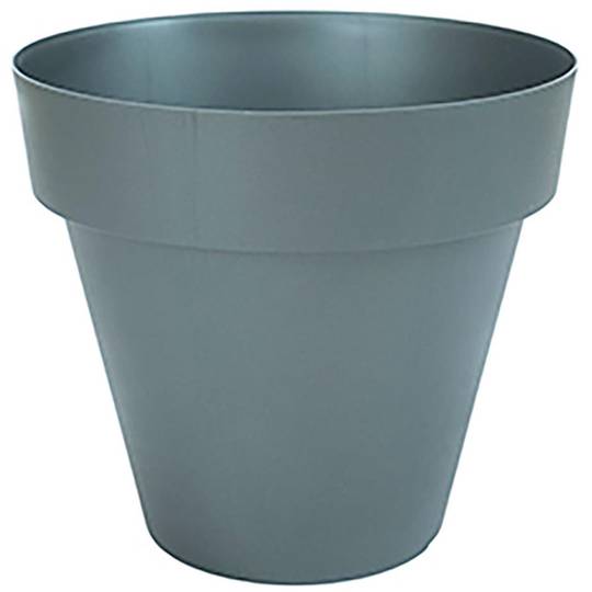 Conical-shaped polypropylene pot for plants with a diameter of 14 cm ...