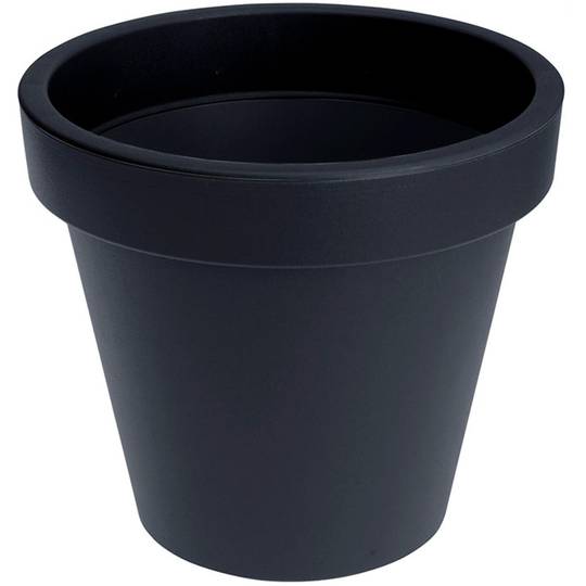Conical-shaped polypropylene pot for plants with a diameter of 25 cm ...