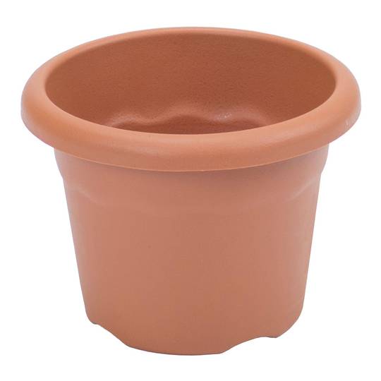 Conical-shaped polypropylene pot for plants with a diameter of 22x16 cm ...