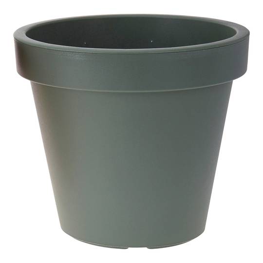 Conical-shaped polypropylene pot for plants with a diameter of 25x22 cm ...