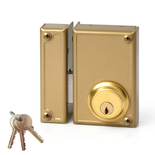 Rim lock only 70mm entry key left hand JIS 33-7i - Cablematic