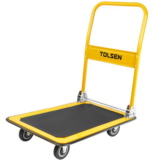Transport roller platform dolly with wheels 150 Kg 73x47 cm - Cablematic