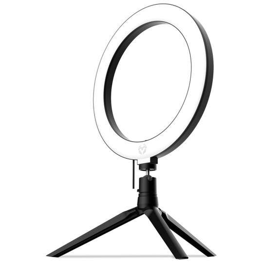 Krom Knight circular LED ring 25 cm adjustable USB with mobile phone ...