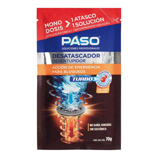 Turbo plunger in 70g single dose PASO 705020 - Cablematic