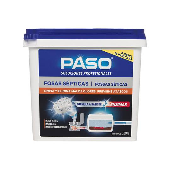 Pack of 16 units tablet for septic tanks for blockages and bad odors ...
