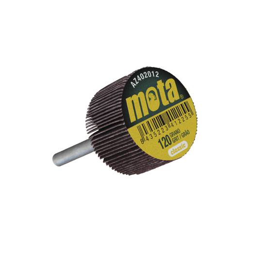 Sheet brush with 50x30x6mm shank with 120 grit AZ53012 Speck - Cablematic