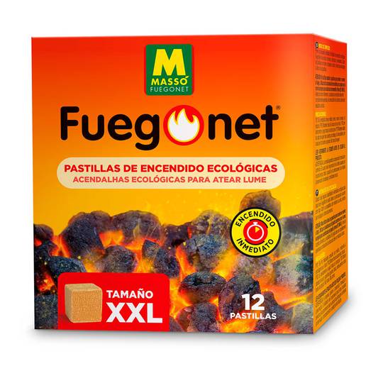 Pack of 12 units Massó ecological large ignition tablet - Cablematic
