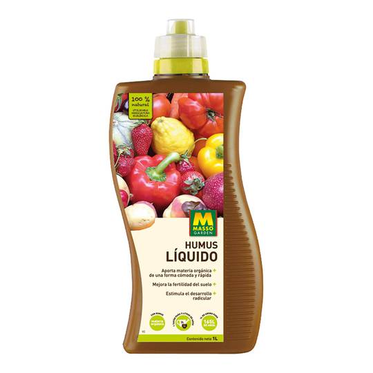 Liquid fertilizer of hummus of 1 L Massó - Cablematic