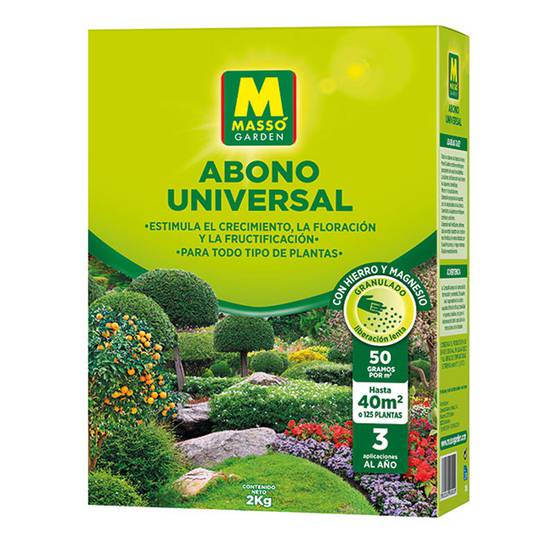 Universal granulated fertilizer of 2 Kg Massó - Cablematic
