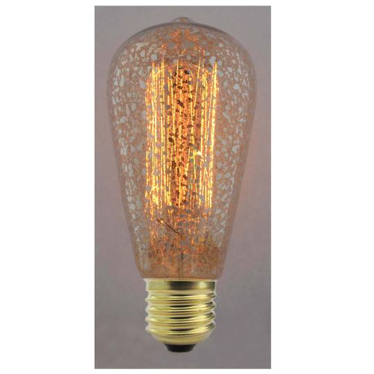 Edison incandescent filament bulb E27 25W 220VAC ST64 vintage 64x142mm ...