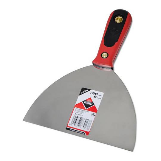 RUBI 150mm Stainless Steel Painter's Spatula - Cablematic