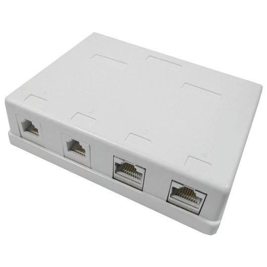 Box size 4 RJ45 Cat.5e FTP - Cablematic