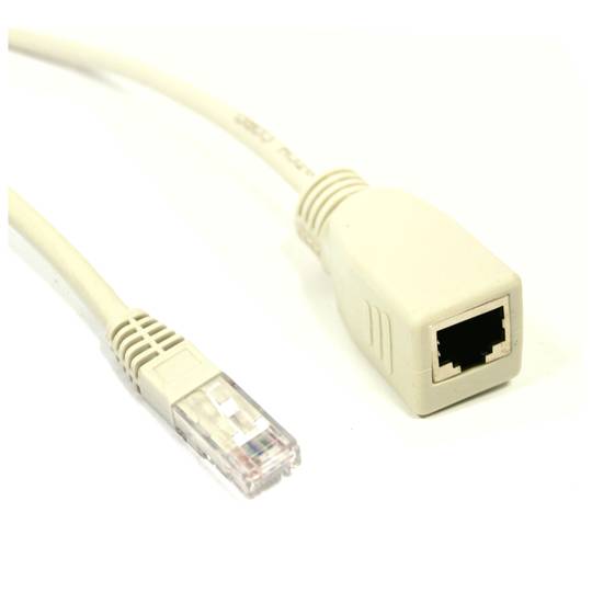 Category 6 UTP Cable male gray female 5m - Cablematic